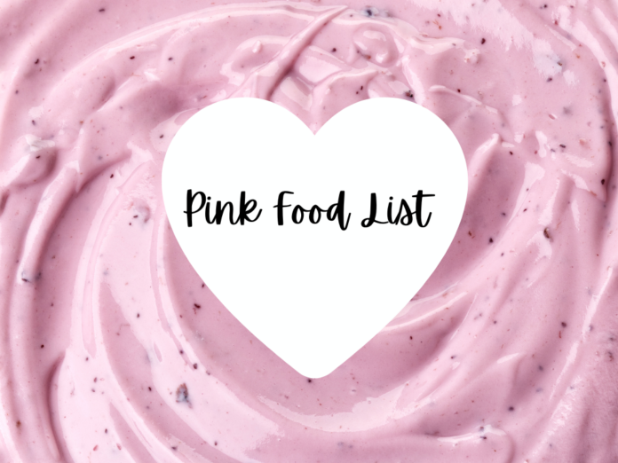 65 Complete Pink Food List to Know Savory to Sweet - Handmade Healthy